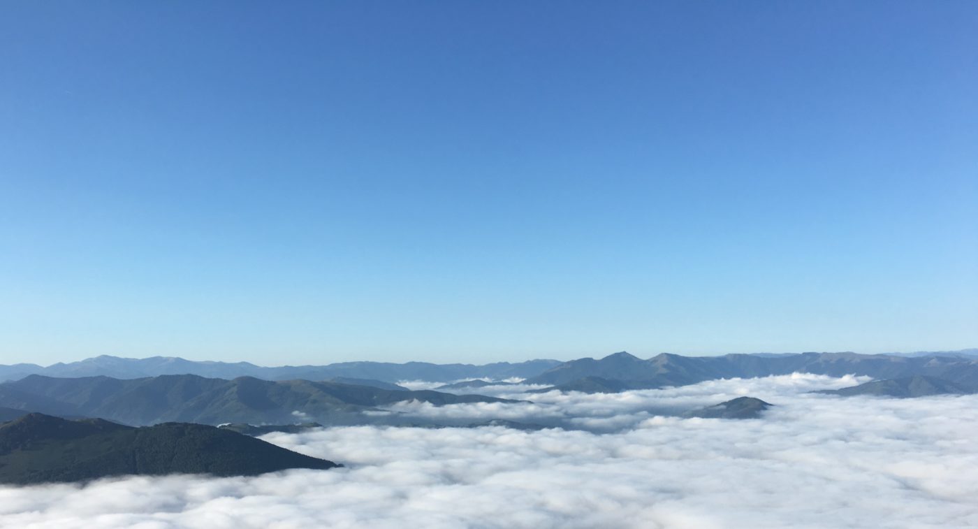 Au sommet de La Rhune - Le Train de la Rhune